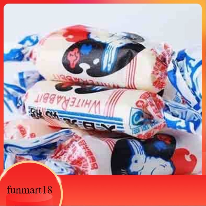 Jual permen rasa susu white rabbit 100gr/permen susu white rabbit 100 ...