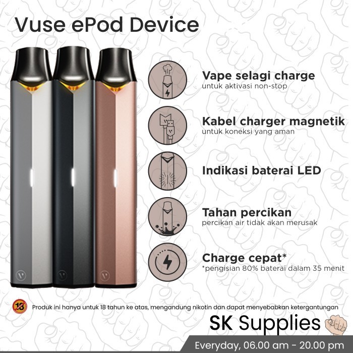 Jual VUSE ePod Device - Vape Pod designed in America | Shopee Indonesia