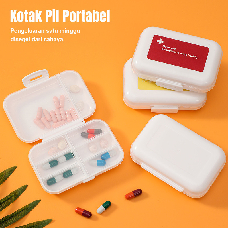Jual { ready } Kotak Obat Harian , Suplemen Makanan Dispenser Kotak Pil ...