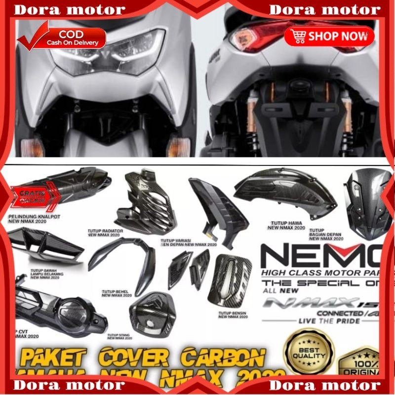 Jual body karbon nmax new full set #nmax #nmax2020 #nmax2021 | Shopee ...