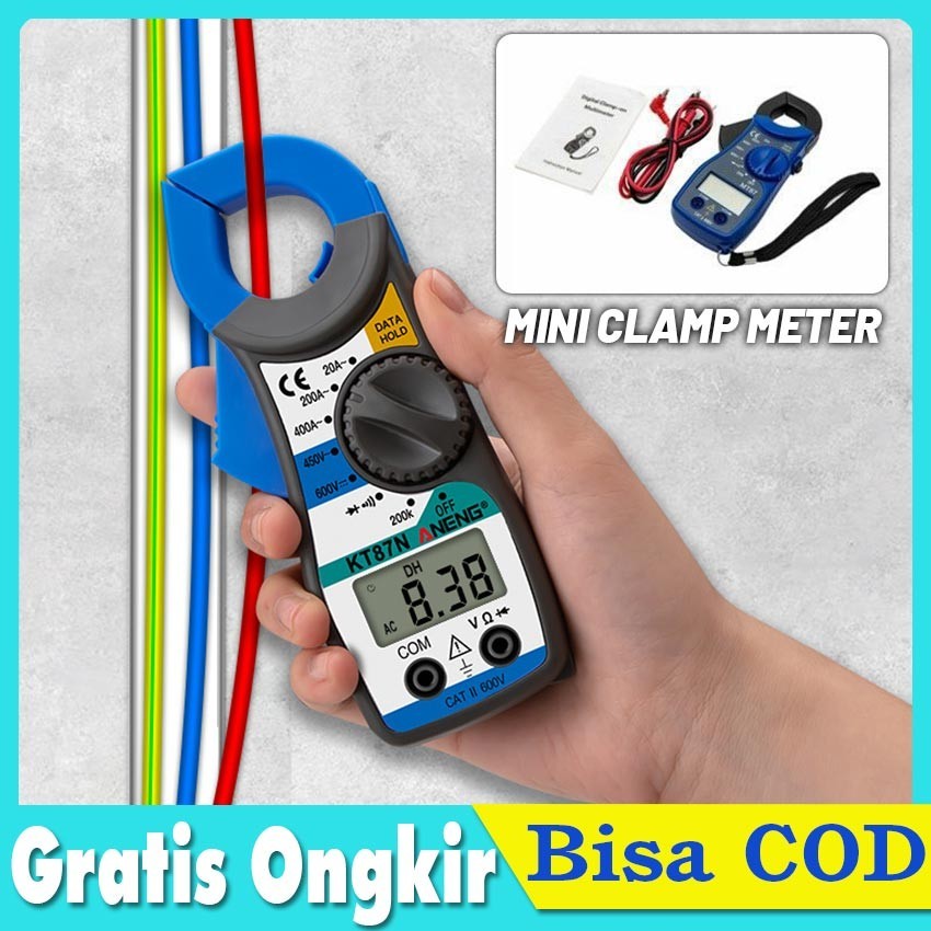 Jual Digital Clamp Meter Tang Ampere Multitester Digital Kabel Tester ...