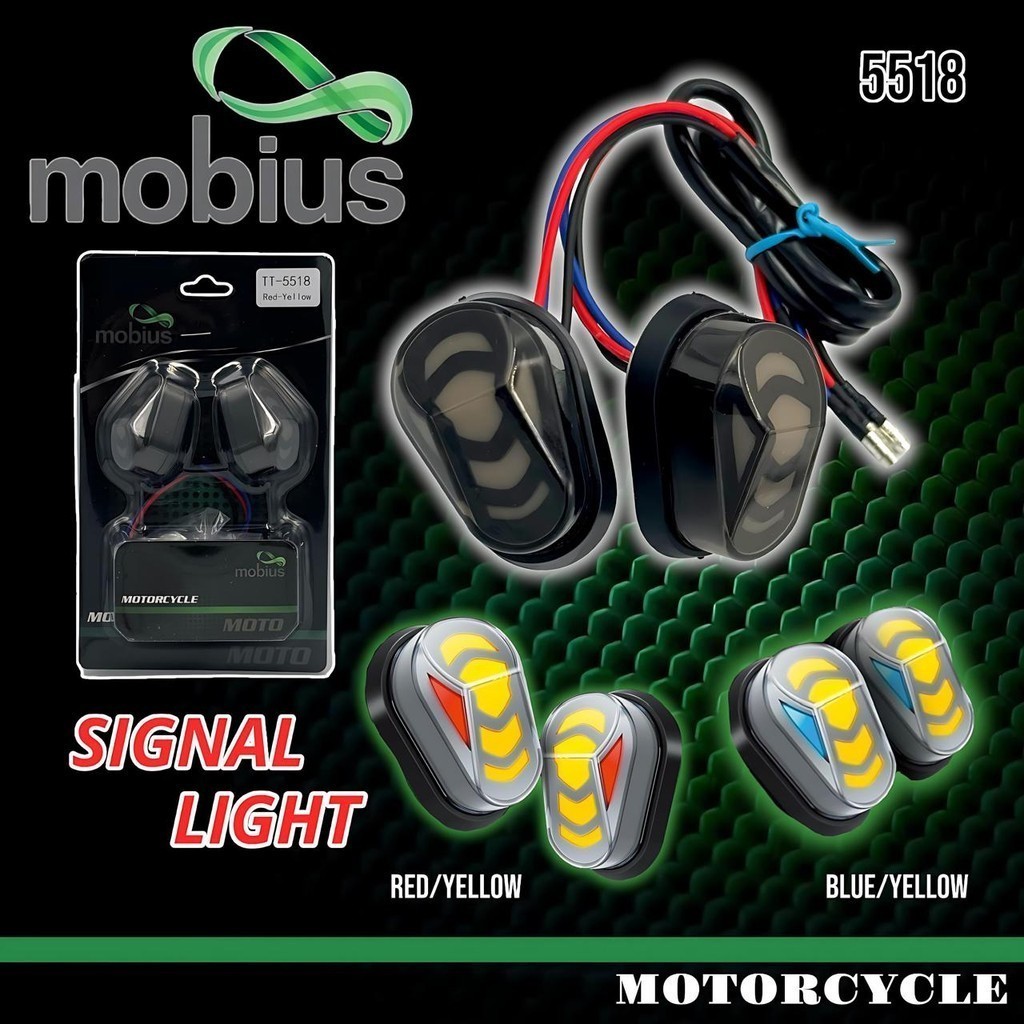 Jual Lampu Sen Tempel Oval MOBIUS Lampu Sein Fering LED Mini R15 CBR GSX Ninja | Shopee Indonesia