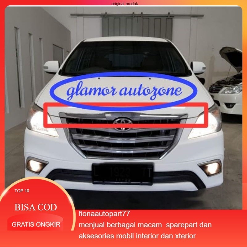 Jual Lis kap mesin Innova grand 2012-2015 model baut krum crom chrome ...