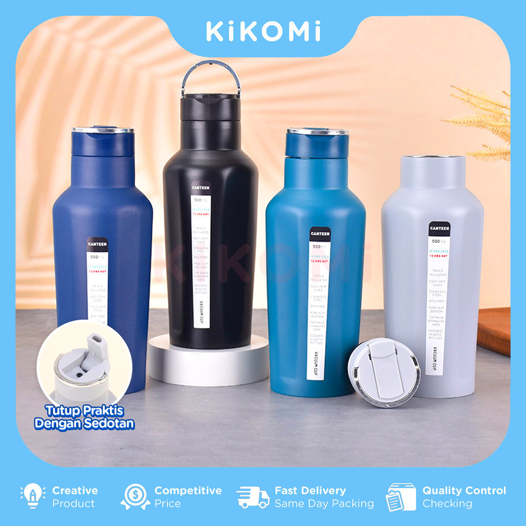 Jual Termos Vacuum Canteen 750 ml Stainless Steel Botol Minum Travel Tumbler Tahan Panas ...