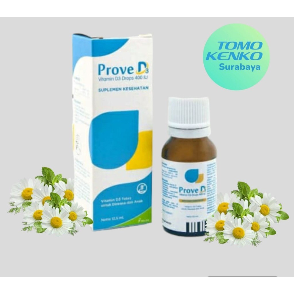 Jual Prove D3 Drop Vitamin D3 400UI Tetes Vit. D3 Tetes Untuk Anak (12 ...