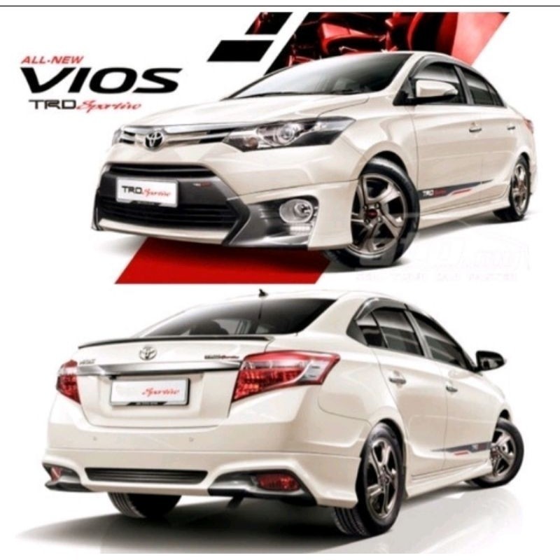 Jual bodykit vios gen 3 trd malaysia bahan frp1 tanpa cat grt sl4 ...