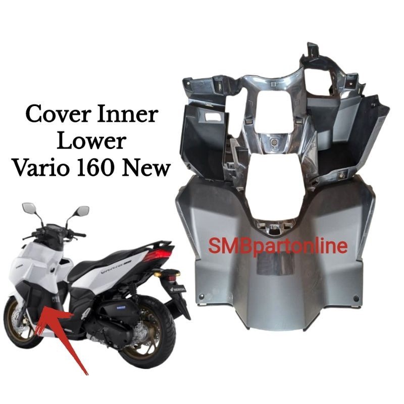 Jual Cover inner lower leksil legshield kunci bawah dasbor vario 160 ...
