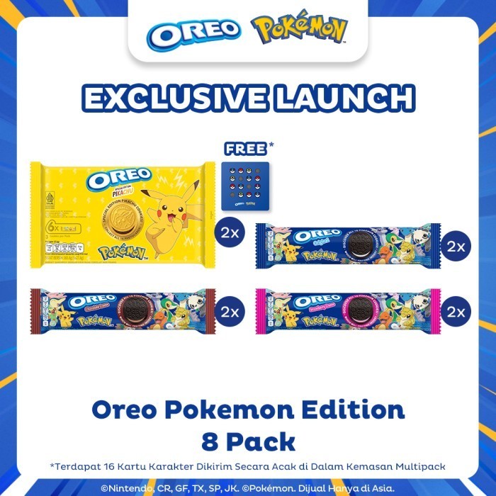 Jual Oreo Pokemon Edition - 8 Pack | Shopee Indonesia