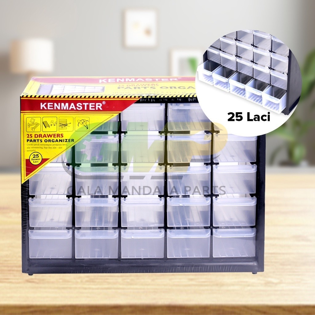 Jual Kenmaster Rak Susun Drawer 25 Kompartemen Laci Serbaguna ...