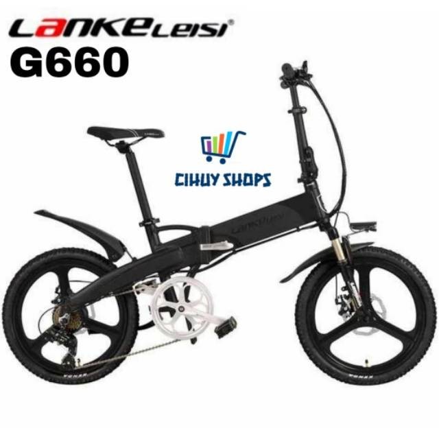 Jual Sepeda Listrik Lankeleisi G660 Lipat Elektrik Bike Electric ...