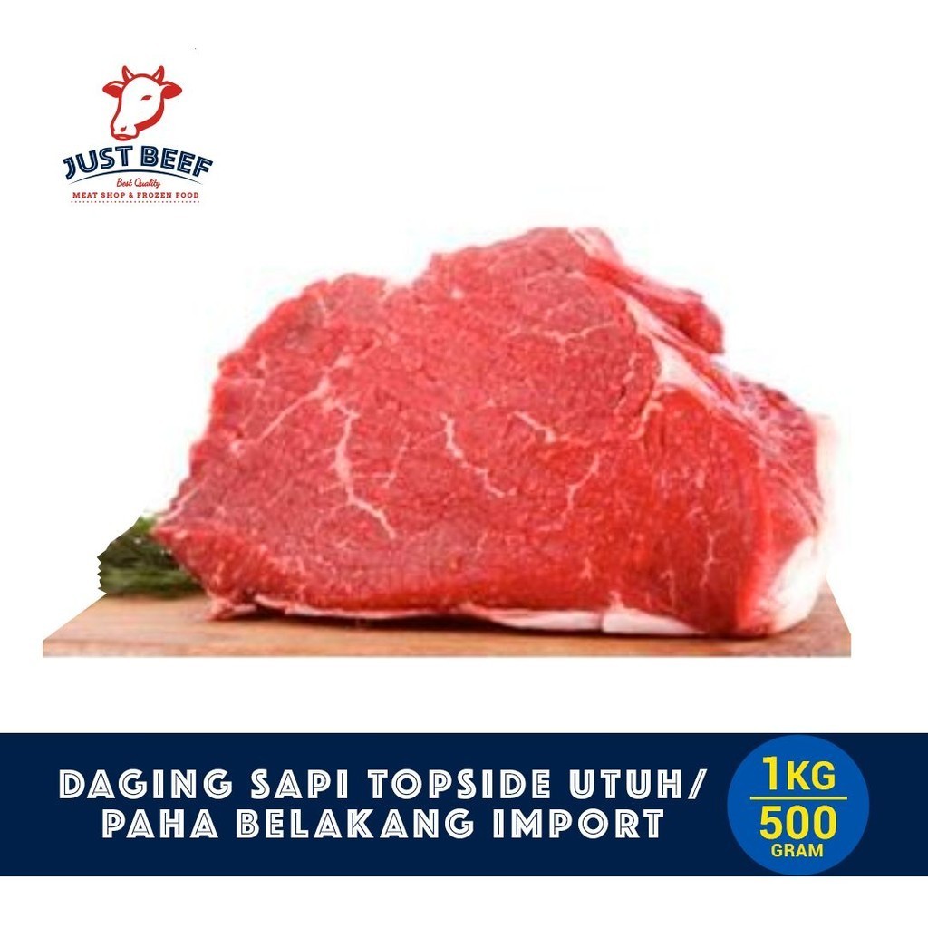 Jual Daging Sapi Topside Utuh / Paha Belakang Import 500gr / 1kg ...