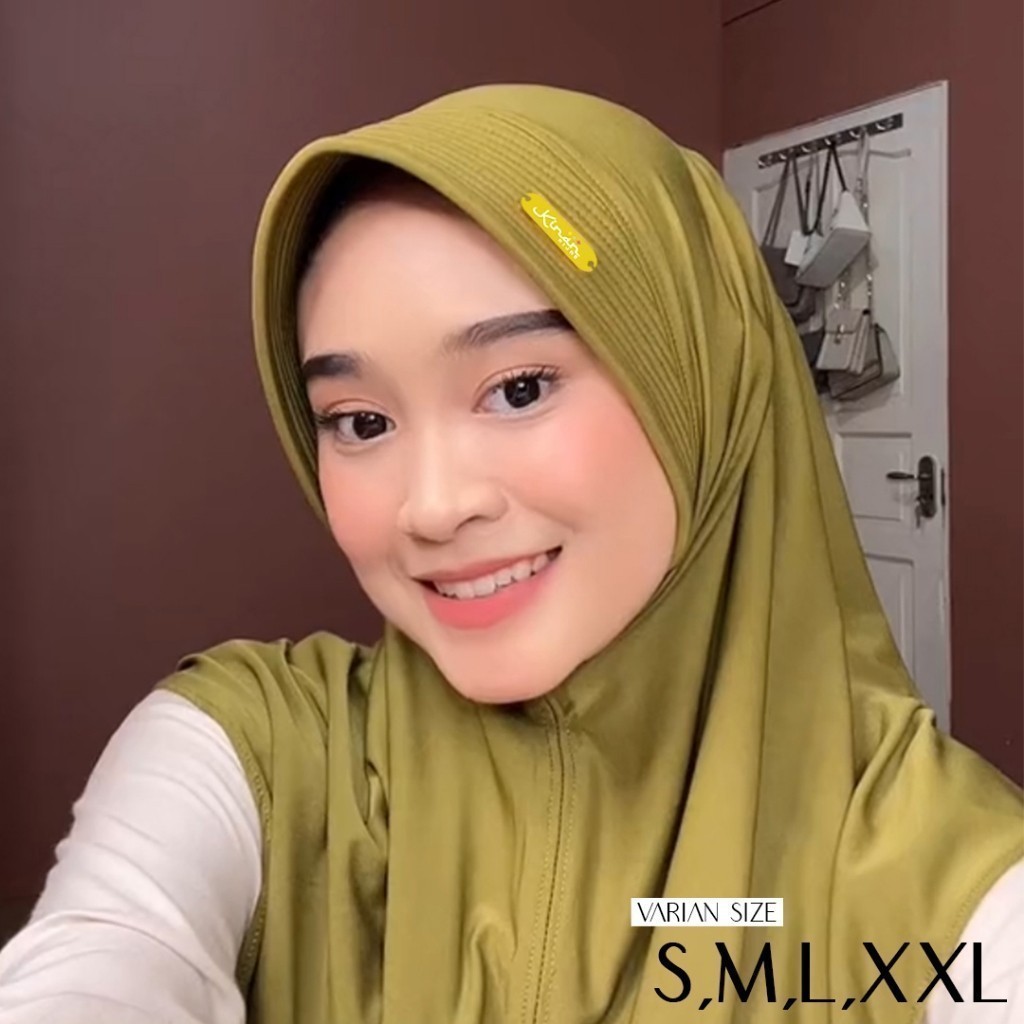 Jual Hijab Bergo Hamidah Size S-XXL Label Gold Hijab Instan Jersey Premium Nutup Dada | Shopee ...