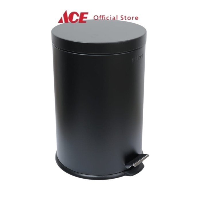 Jual Ace Krisbow 20 Ltr Tempat Sampah Pedal Softclose Round - Hitam | Shopee Indonesia
