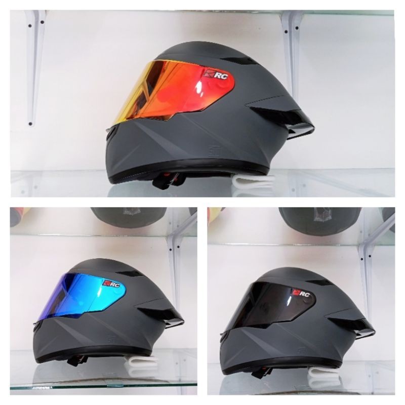 Jual HELM KYT TT COURSE GREY GORILA/ KYT TTC GREY / KYT TT COURSE ...