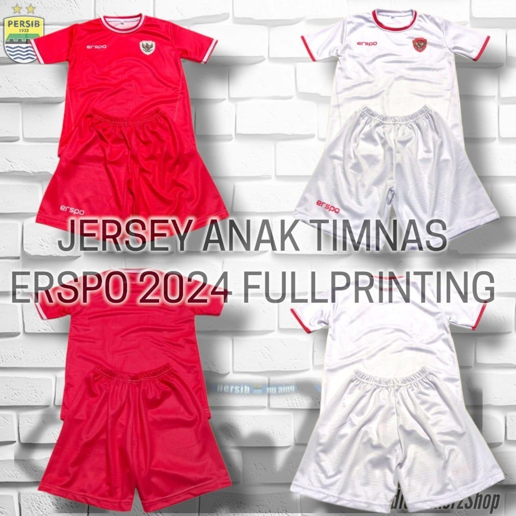 Jual Jersey anak timnas erspo 2024 FULLPRINTING | Shopee Indonesia