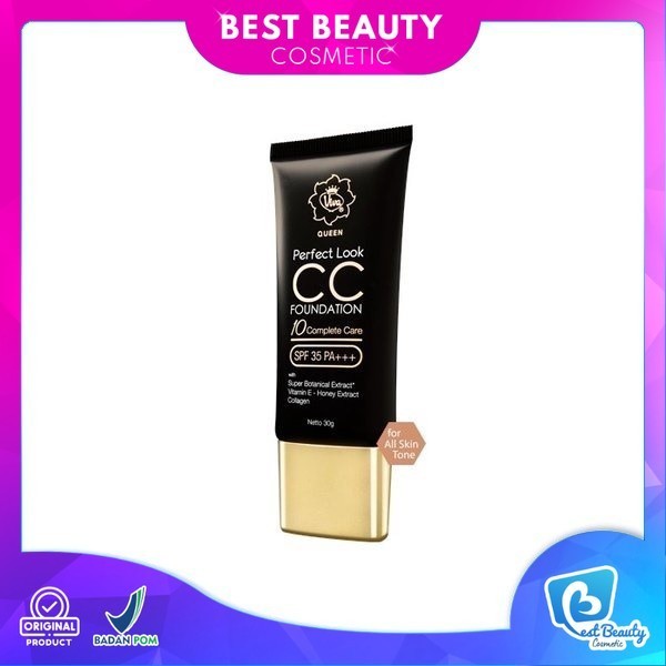 Jual ★ BB ★Viva Queen Perfect Look CC Foundation SPF 35 - 30gr | Shopee ...
