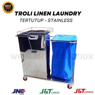 Jual TROLLEY LINEN LAUNDRY BESI || TROLI LAUNDRY STAINLESS || TROLI ...