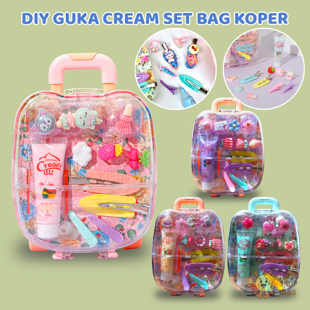 Jual TAIYO DIY Guka Gooka Deco Cream Set Koper Bag Krim Clay Aksesoris ...