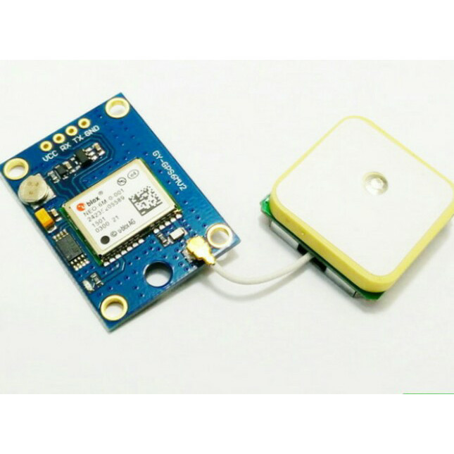 Jual GPS Ublox NEO-6M GY-NEO6MV2 WITH EEPROM & ANTENNA MODULE Arduino ...