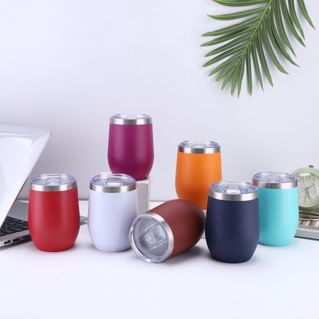 Jual TUMBLER MUG TELUR / Termos EGG Cangkir Kopi Stainless 360ML Gelas ...