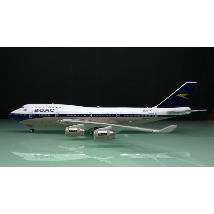 Jual DIECAST PESAWAT TERBANG British Airways BOAC B747-400 G-BYGC 100th By Phoenix 1:400 Skala ...