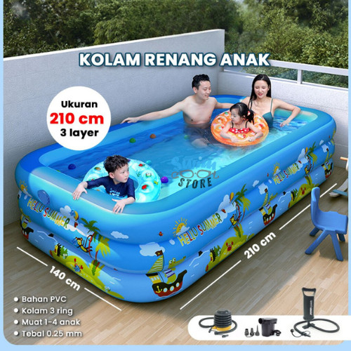 Jual Swimstore Kolam Renang Anak-anak 210cm Kolam Renang Motif Lucu ...