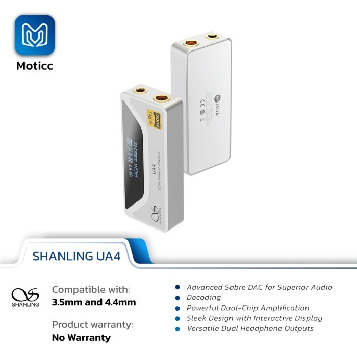 Jual SHANLING UA4 MQA Portable USB DAC AMP Headphone Amplifier ES9069Q | Shopee Indonesia