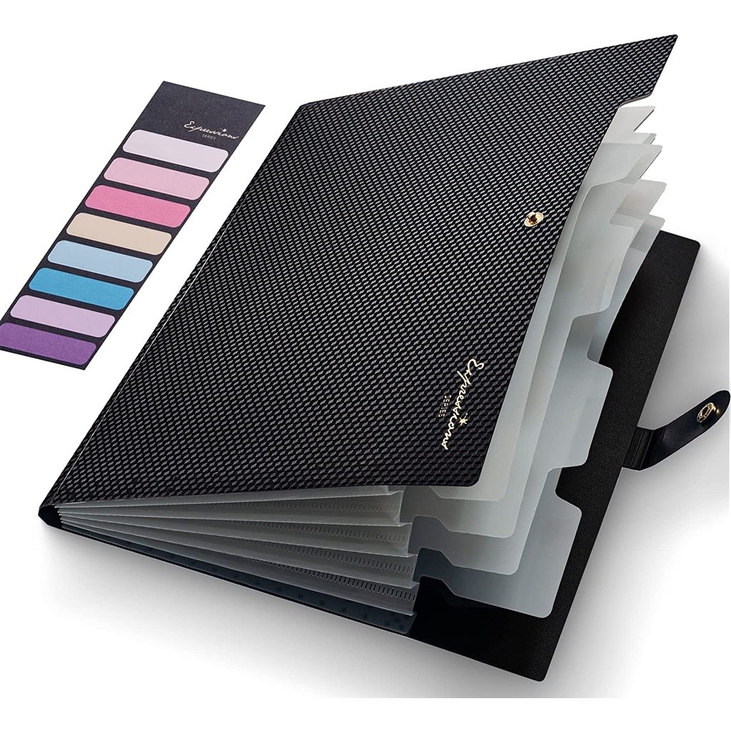 Jual Expanding File Folder,5 Pocket Folders for Documents,Portable ...