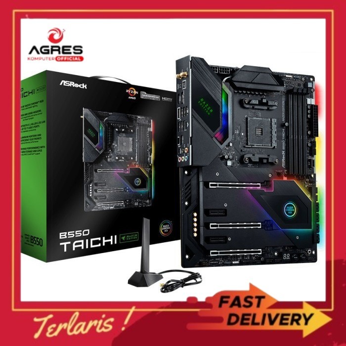 Jual Asrock Motherboard B550 Taichi Razer Edition Support AM4 Socket ...