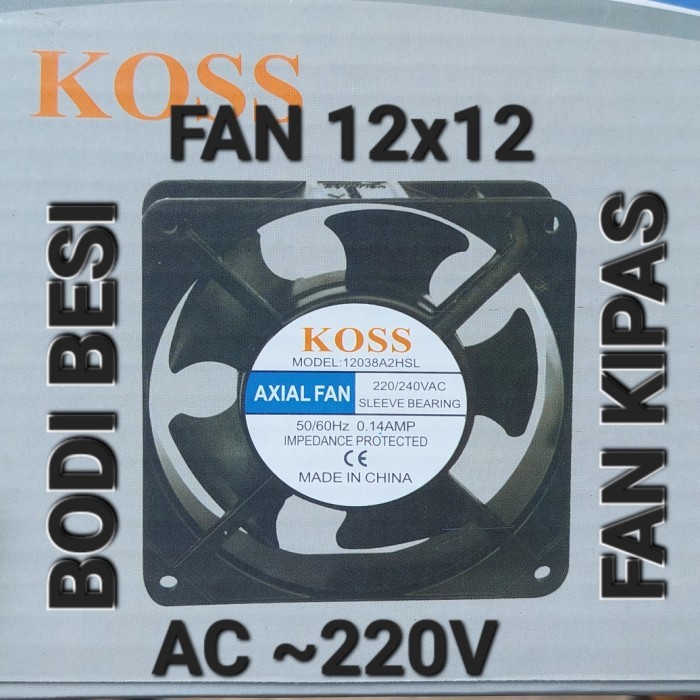 Jual BSM ( FAN AC 220V 12X12 ) KIPAS BLOWER HEXOS COOLING FAN PLN SEDOT HEXAUST | Shopee Indonesia
