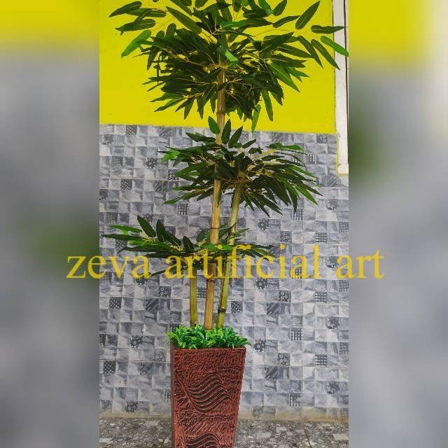 Jual pohon Bambu UNDAK 3 artificial / pohon Bambu Dekorasi / Bambu ...