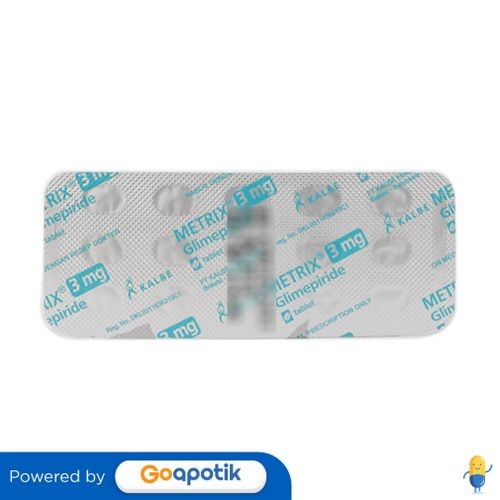 Jual Metrix 3 Mg Strip 15 Tablet | Shopee Indonesia