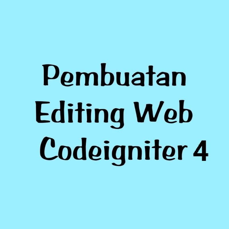 Jual Jasa Pembuatan Modifikasi Source Code PHP Codeigniter New | Shopee ...
