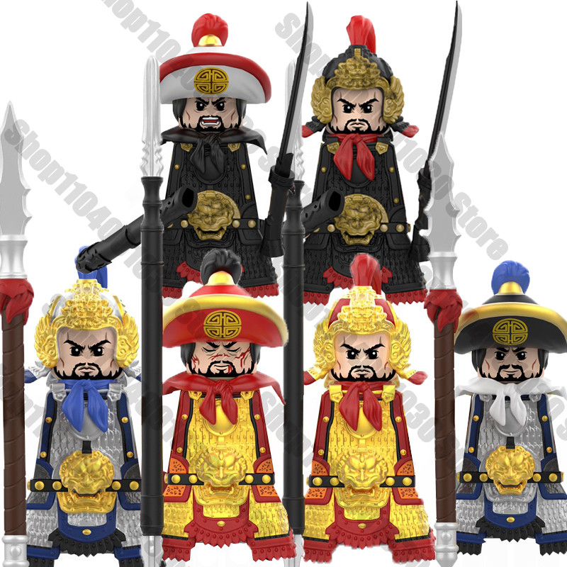 Jual Medieval Military Chinese Ancient Generals Building Blocks Army ...