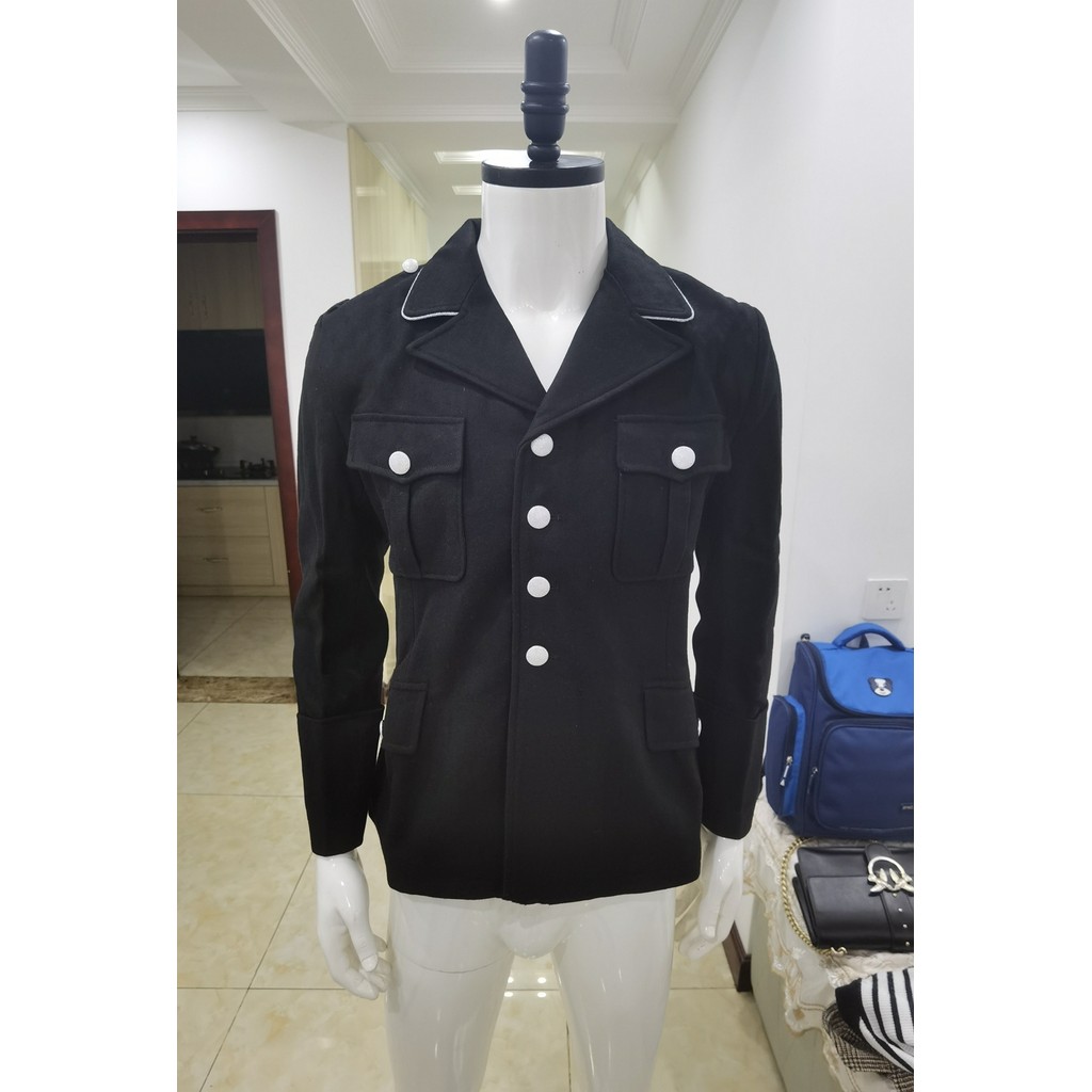 Jual WWII WW2 GERMAN ARMY M32 BLACK WOOL TUNIC jacket Uniform Military ...