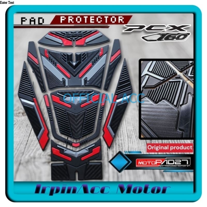 Jual Pelindung tanki Tank Pad Deckpad Ruberr PCX 160 Rubber motopad27 ...