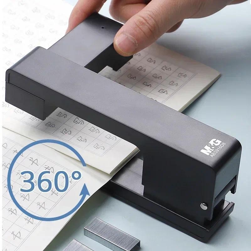 Jual Use School 360 Rotatable 24/6 Long Effortless Staples Newspaper ...