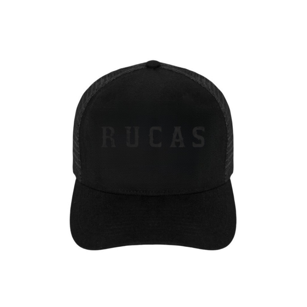 Jual Rucas “The Initial” Hand Stitch Black On Black Cap | Shopee Indonesia