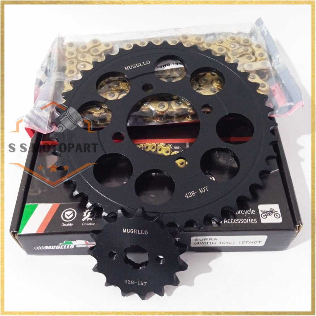 Jual Gear Paket Baja SUPRA PNP GRAND LEGENDA ASTREA PRIMA SUPRA X 100 ...