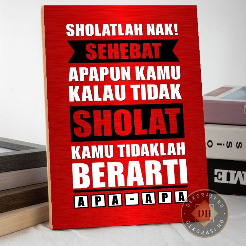 Jual Walldecor Hiasan Dinding Quotes Motivasi Poster Kayu Kata Kata ...
