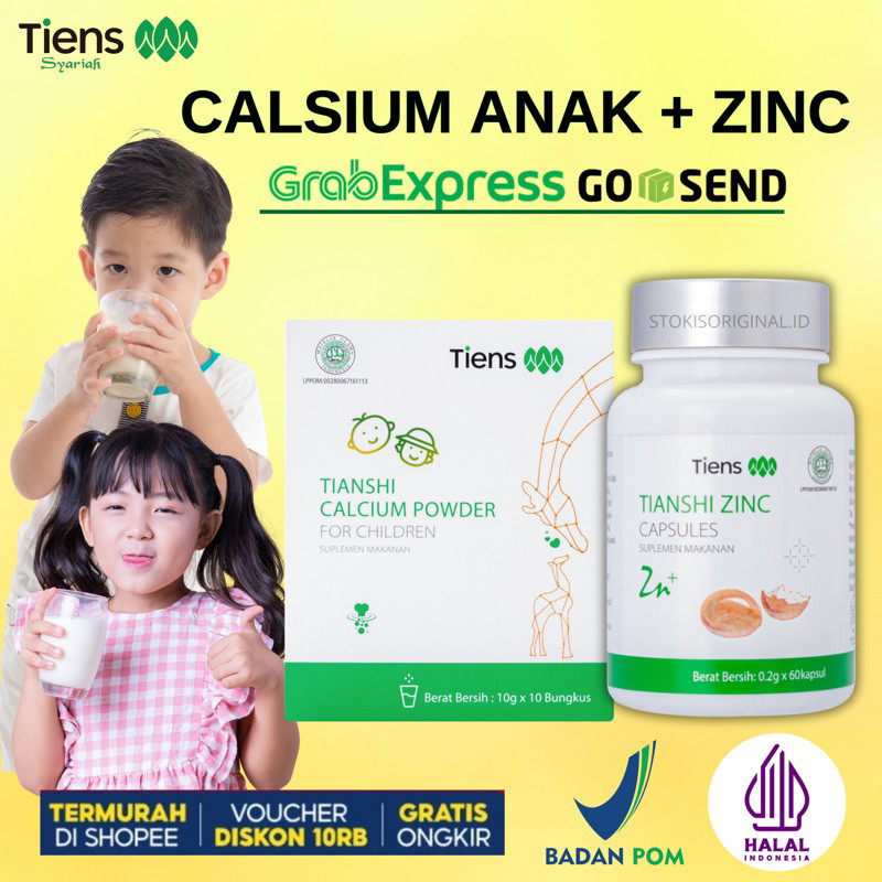 Jual Paket Peninggi Badan Anak Anak Tiens Susu Kalsium Anak Dan Tianshi ...