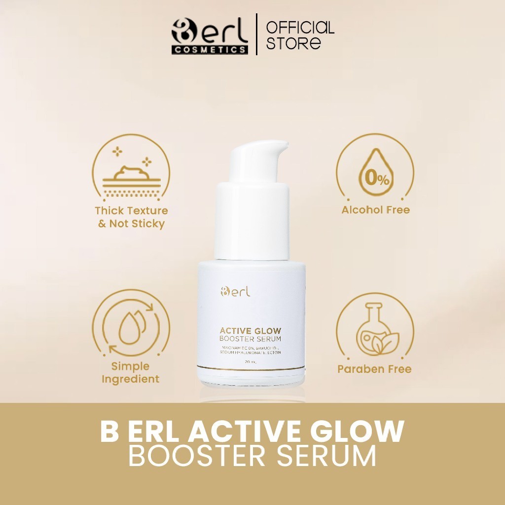 Jual B Erl Active Glow Booster Serum | memberikan efek pencerahan dan ...