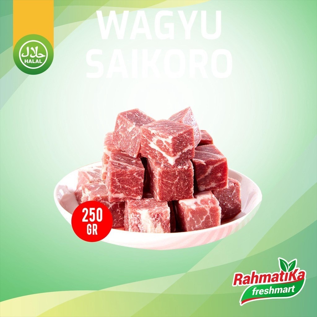 Jual Beef Wagyu Saikoro 250 gram (Frozen) | Shopee Indonesia