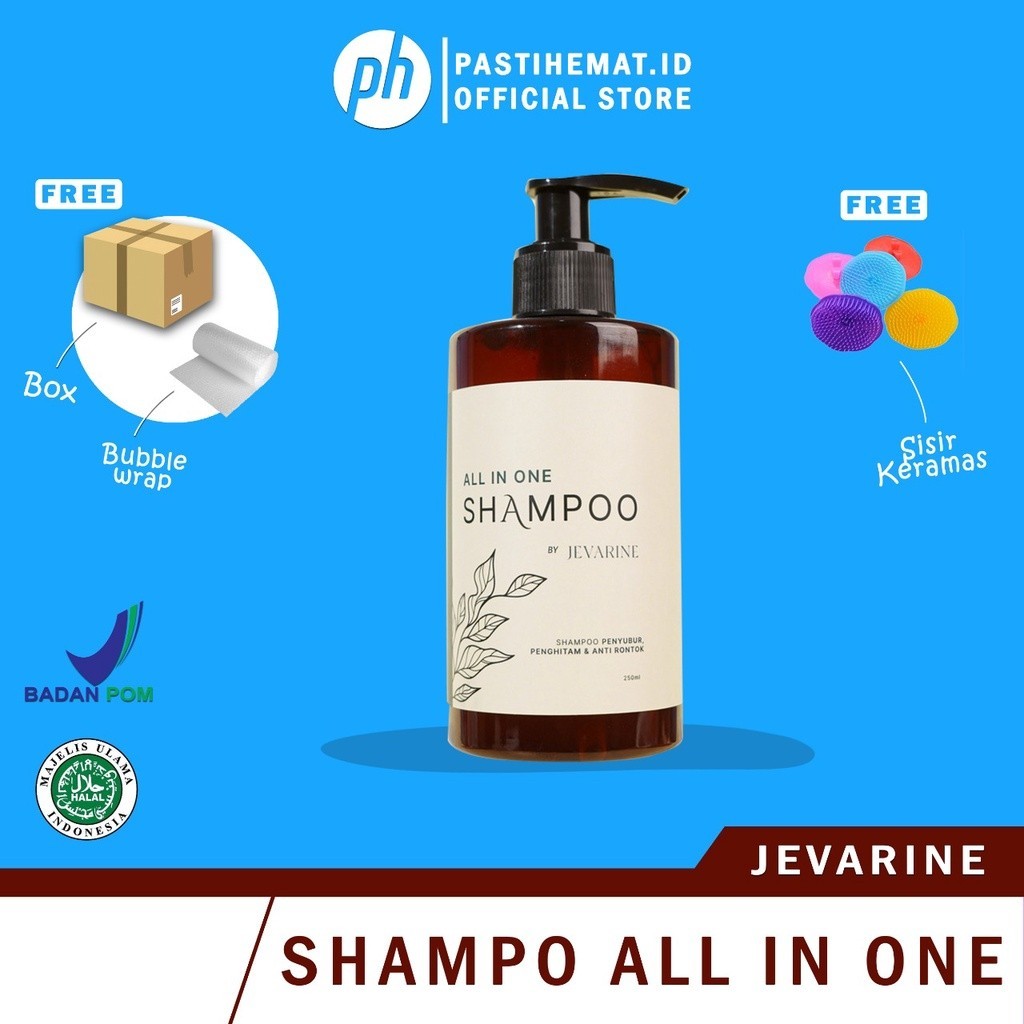 Jual Shampo Jevarine All In One Original [BONUS PARFUM] | Shopee Indonesia