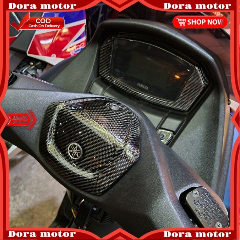 Jual COVER STANG CARBON NMAX 2020 PART. STANG [ GMA NEMO AKAI ...