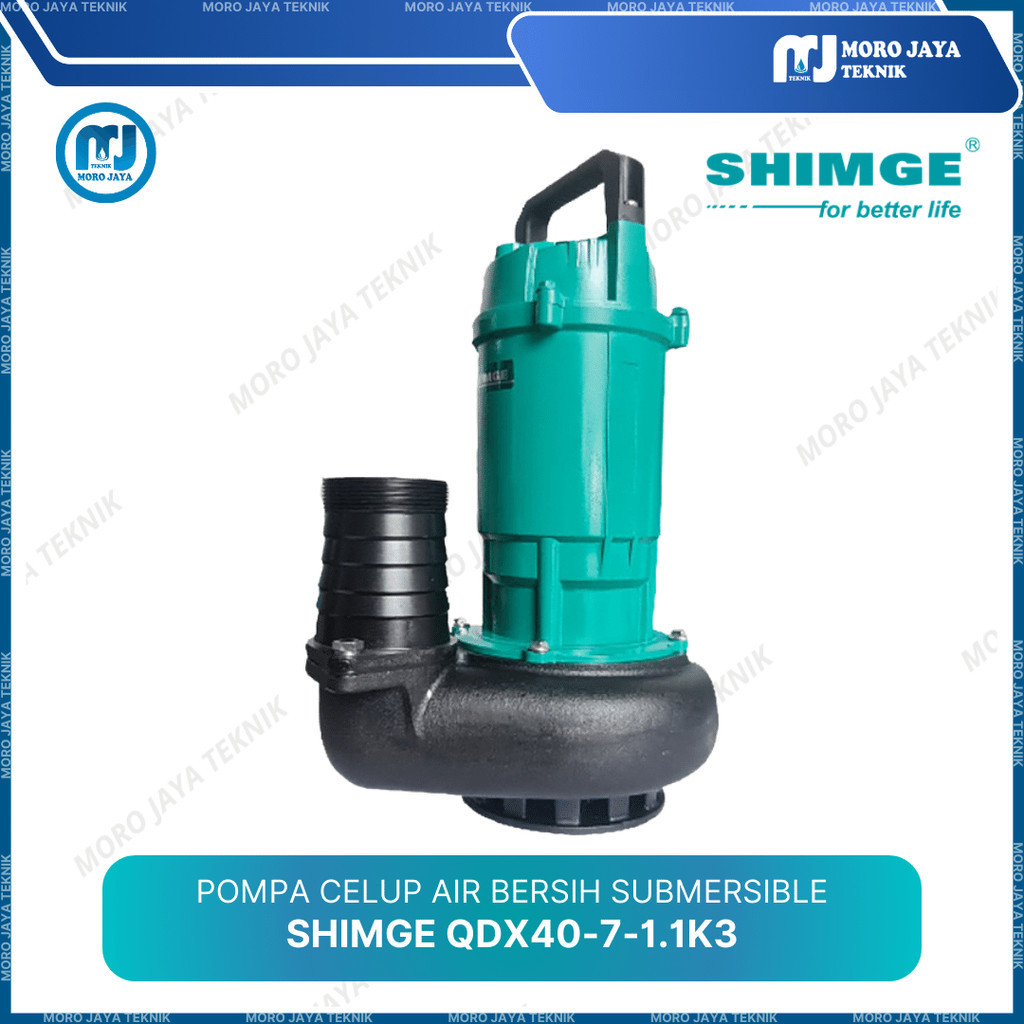 Jual Mesin Pompa Celup Air Bersih Submersible Pump Shimge QDX40-7-1.1K3 ...