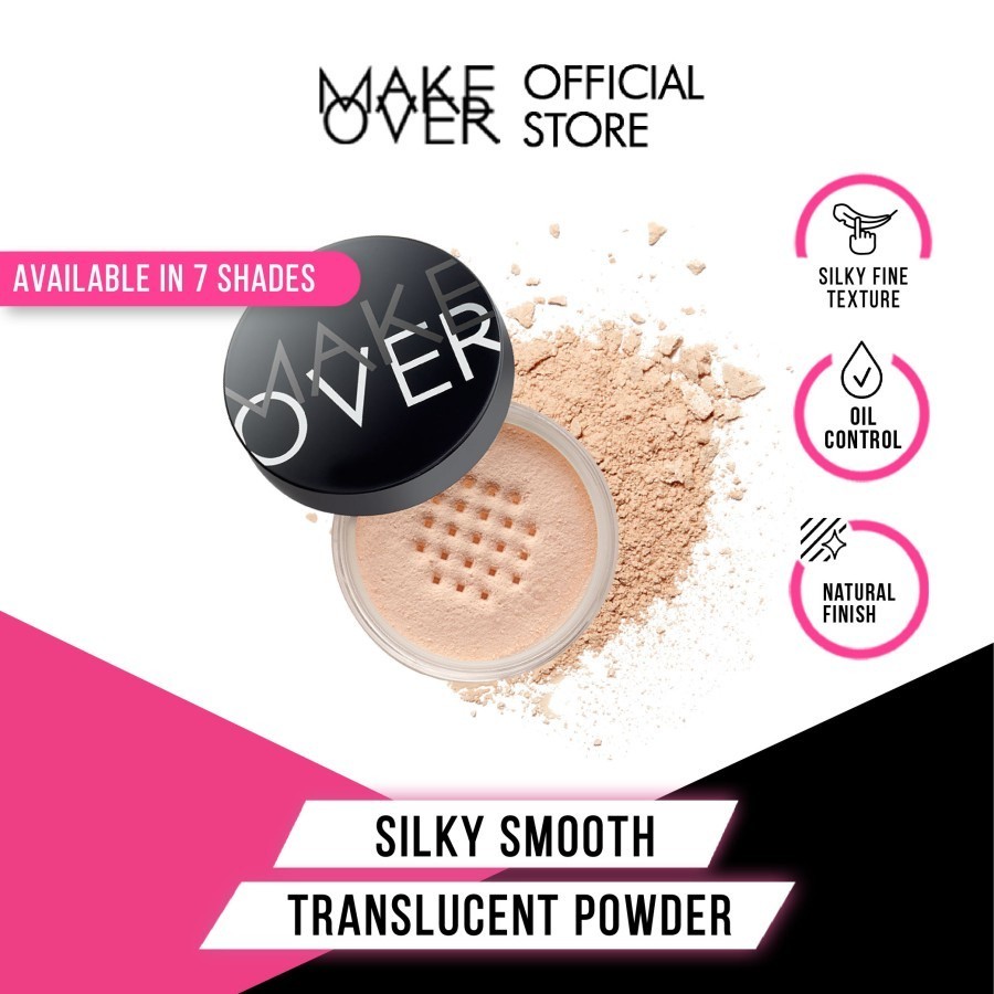 Jual MakeOver Silky Smooth Translucent Face Loose Powder Make Over ...