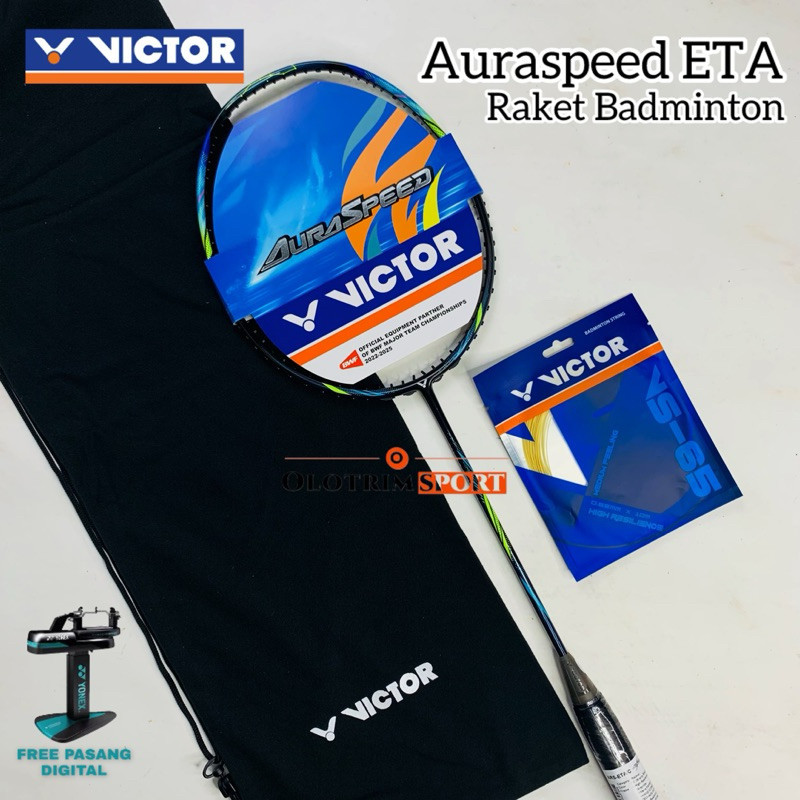 Jual Raket Badminton Victor AURASPEED ETA ARS AURA SPEED 100% ORIGINAL ...