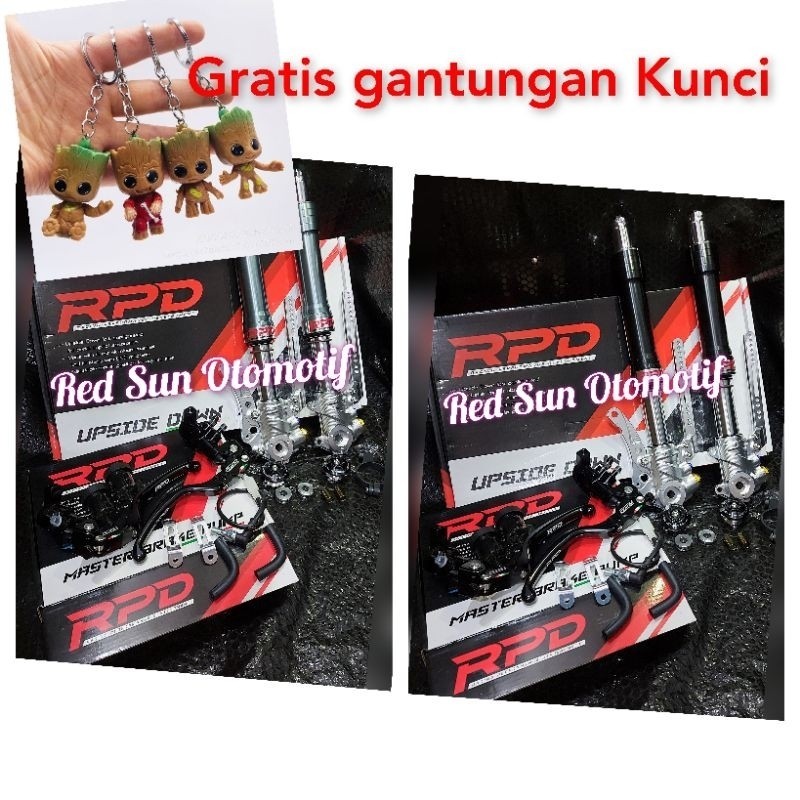 Jual Paket Shock depan USD Up side down + Master rem RPD Nmax Lama old ...