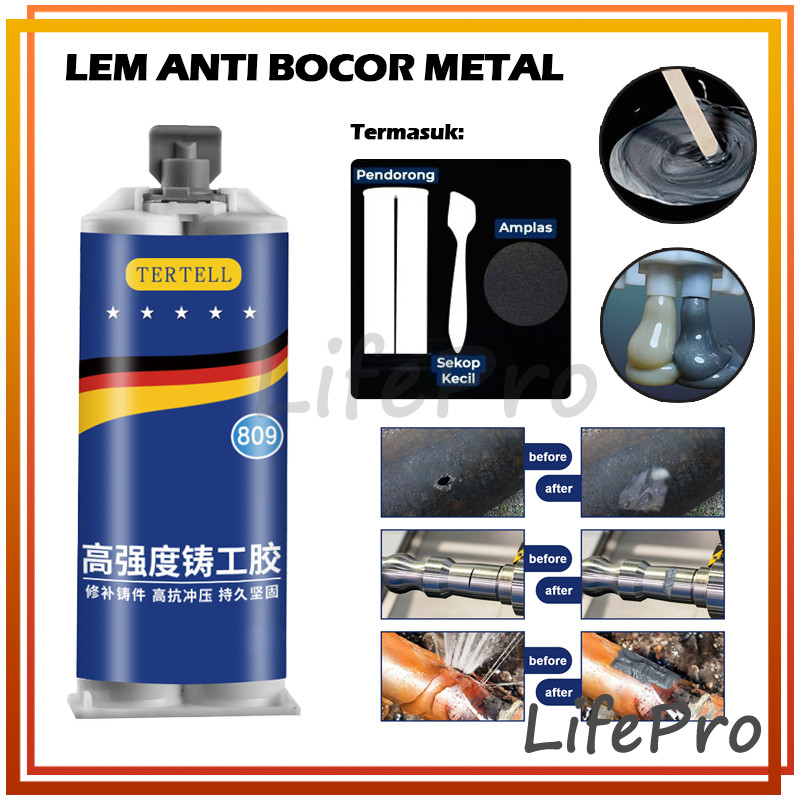 Jual Lem AB Besi Super Kuat Tahan Panas Lem Perekat Super 100g / Rumah ...